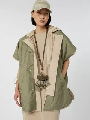 Max Mara Reversible Water-repellent Canvas Cape