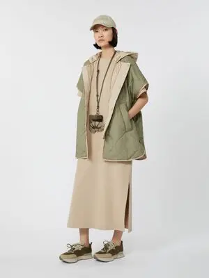 Max Mara Reversible Water-repellent Canvas Cape