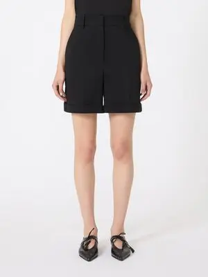 Max Mara Cotton Jersey High-waisted Shorts