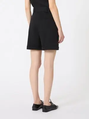 Max Mara Cotton Jersey High-waisted Shorts
