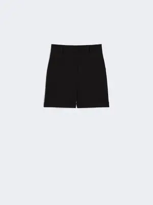 Max Mara Cotton Jersey High-waisted Shorts