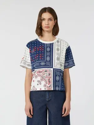 Max Mara Printed Organic Cotton T-shirt