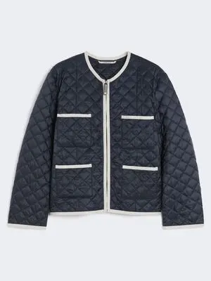 Max Mara Quilted Padded Jacket - Midnightblue