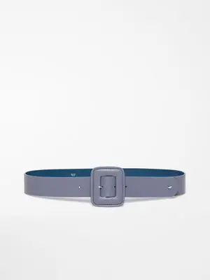 Max Mara Nappa Sheepskin Belt - Avio