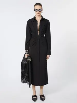 Max Mara Fitted Shirt Dress With Ruching