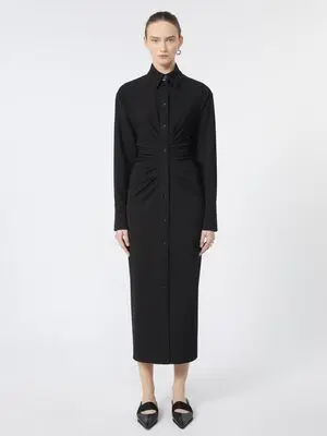 Max Mara Fitted Shirt Dress With Ruching