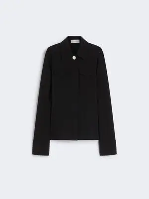 Max Mara Crepe Shirt Jacket