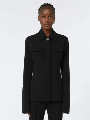 Max Mara Crepe Shirt Jacket