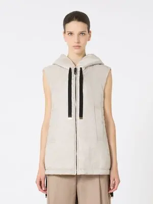 Max Mara Padded Water-repellent Gilet - Beige
