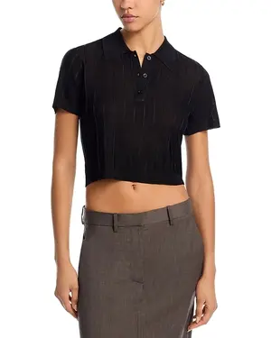 Women's Ribbed Polo
