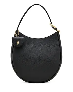 Marc Jacobs Large Leather Hobo Bag - Black