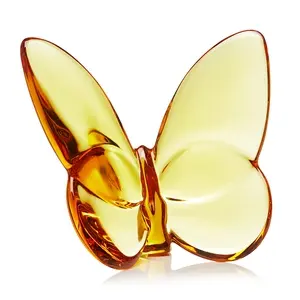 THE MARTHA, BY BACCARAT 2.5 Lucky Crystal Butterfly - Amber