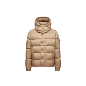 Moncler Maya 70 Hooded Down Jacket - Beige