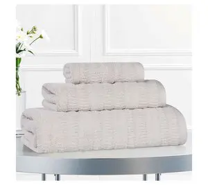SUPERIOR Mika Cotton Blend Solid 3-piece Towel Et