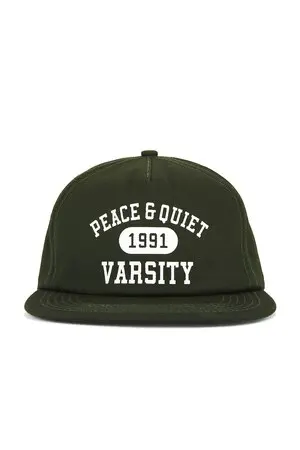 MUSEUM OF PEACE & QUIET Varsity 5 Panel Cap - Forest