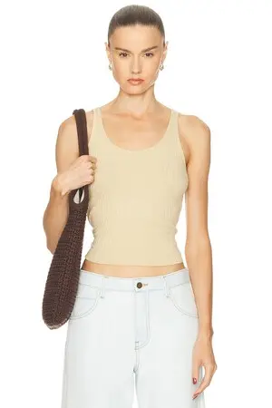 Casual Ribbed Tank Tops