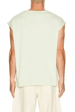 AGOLDE Leonard Sleeveless Tee - Mint