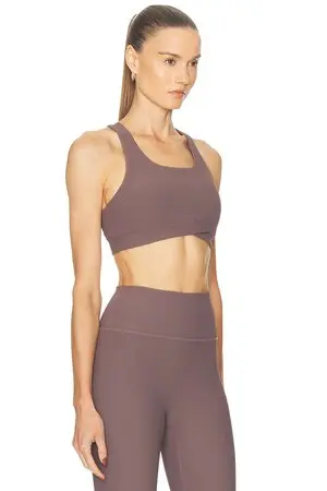 Beyond Yoga Impulse Bra In Taupe