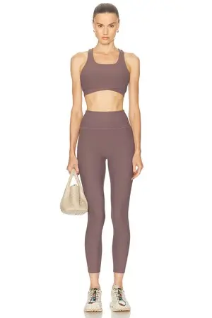 Beyond Yoga Impulse Bra In Taupe