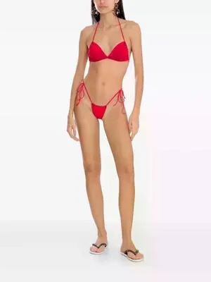 AMIR SLAMA Triangle Tie-fastening Bikini Set