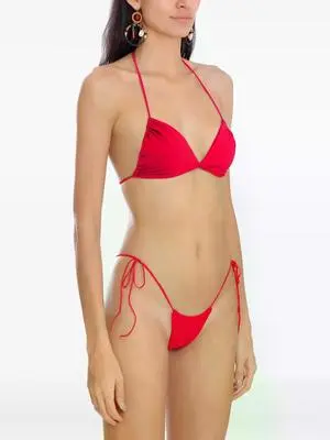 AMIR SLAMA Triangle Tie-fastening Bikini Set