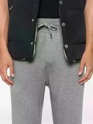 Brunello Cucinelli Mélange-effect Track Pants - Grey