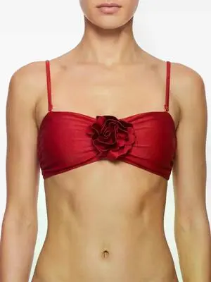 Zimmermann Cascadian Flower Bikini Top - Red