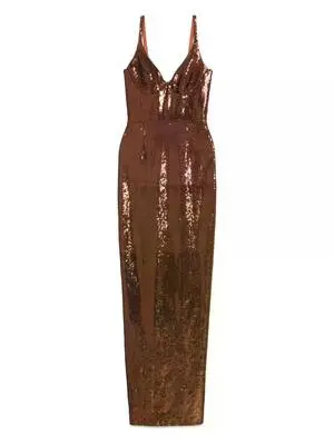 Silk Love & Lace Sequined Evening Dresses