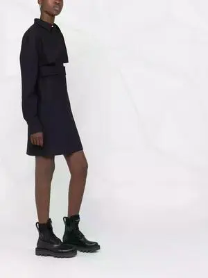 Givenchy Graphic Cut-out A-line Shirt Dress