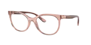 Dolce & Gabbana Cat Eye Eyeglasses - Transparent Pink