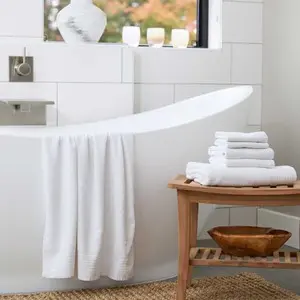 BEDVOYAGE Viscose Odor & Mildew Resistant Spa Towel Collection - Cloud