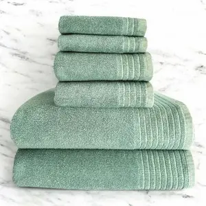 BEDVOYAGE Viscose Odor & Mildew Resistant Spa Towel Collection - Seaglass