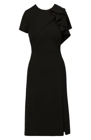 Adrianna Papell Ruffle Sheath Dress