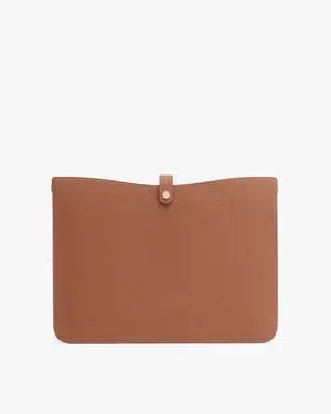 Cuyana Women's System Laptop Sleeve 16-inch Caramel