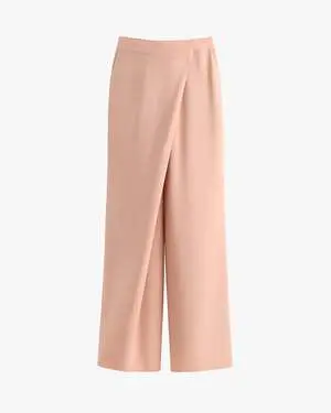 Cuyana Silk Overlay Pant - Petal