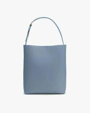 Cuyana Linea Leather Tote - Azure