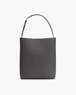 Cuyana Linea Leather Tote - Charcoal