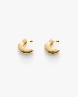 Cuyana Celestia Hoop Earrings - Yellow