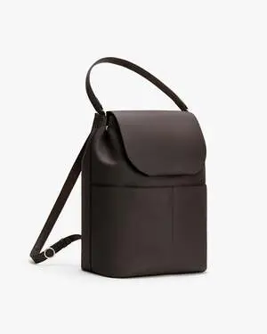 Cuyana Leather 16-inch Backpack - Mocha
