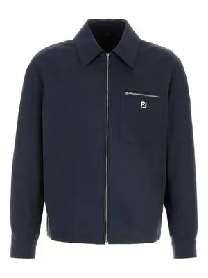Fendi Zip-up Shirt Jacket