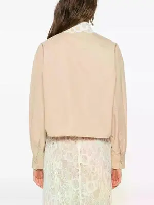 Fabiana Filippi Lace Collar Cotton Shirt