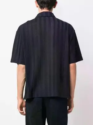 Missoni Zig-zag Zip-up Polo Shirt