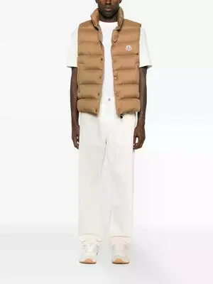 Moncler Logo-patch T-shirt - Neutrals