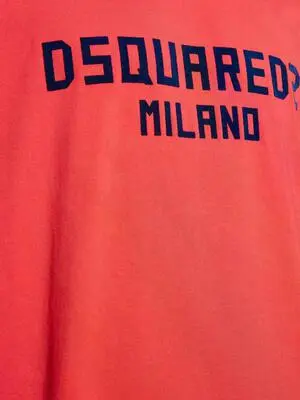 Dsquared2 Logo-print Cotton T-shirt - Red
