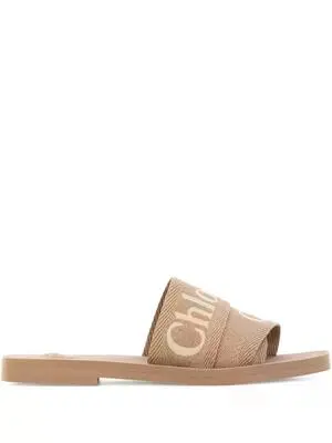 Chloé Woody Logo-jacquard Sandals
