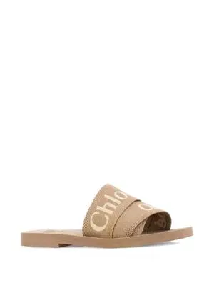 Chloé Woody Logo-jacquard Sandals