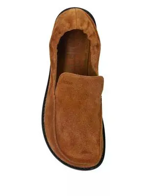 Loewe Flex Suede Loafers - Brown