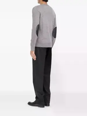 MAISON MARGIELA Crew-neck Knitted Sweater - Grey