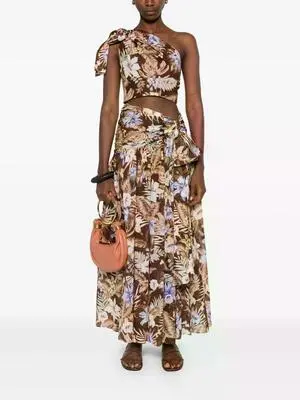 Zimmermann Coco Bow-detail Maxi Skirt