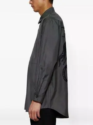 CASELLA MEYER Embroidered Silk Shirt